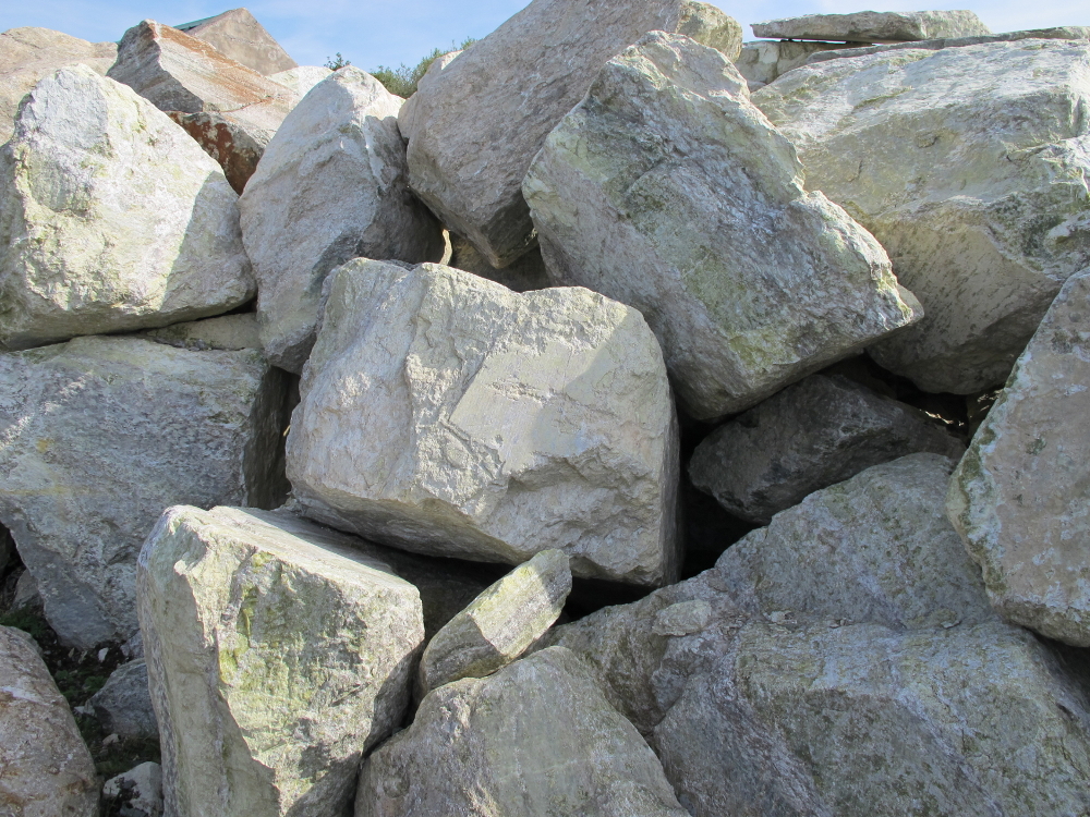 Raw blocks of Connemara Marble | Making Victorian Dublin